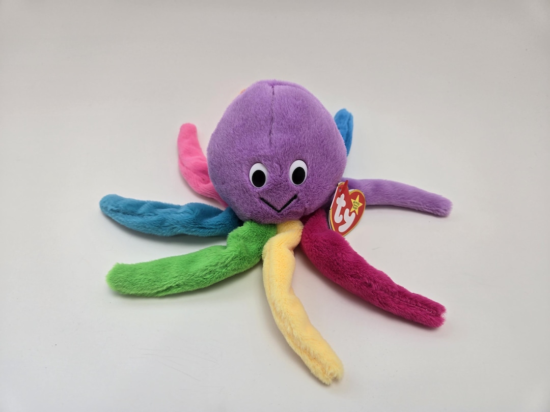Ty Beanie Baby Blinky the Octopus - Limited Production Rare! 30th ...