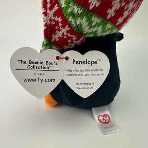 Ty Beanie Boo “penelope” the Holiday Penguin (6 Inch) - Etsy
