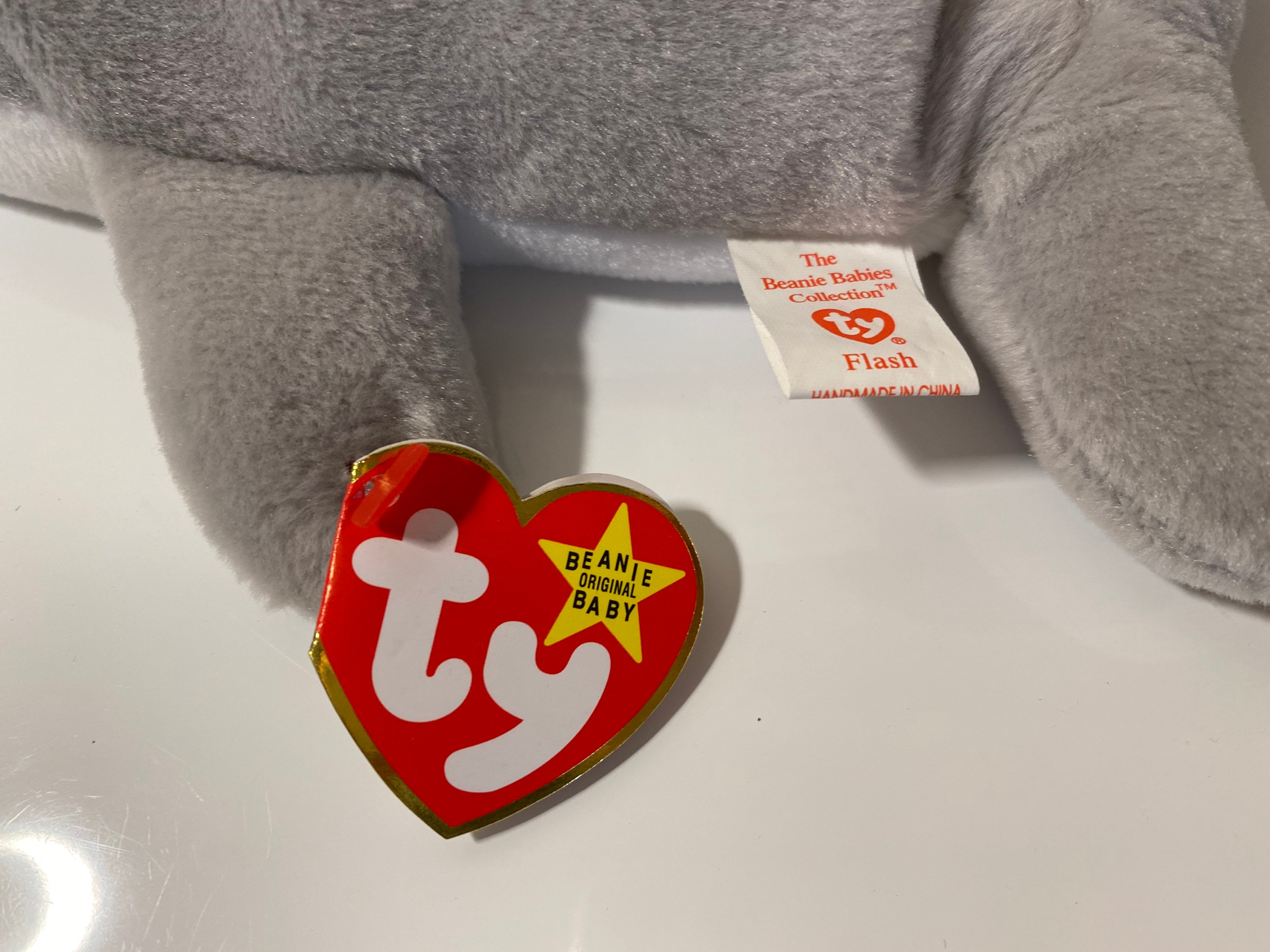 TY Beanie Baby flash the Dolphin 7.5 Inch - Etsy Australia