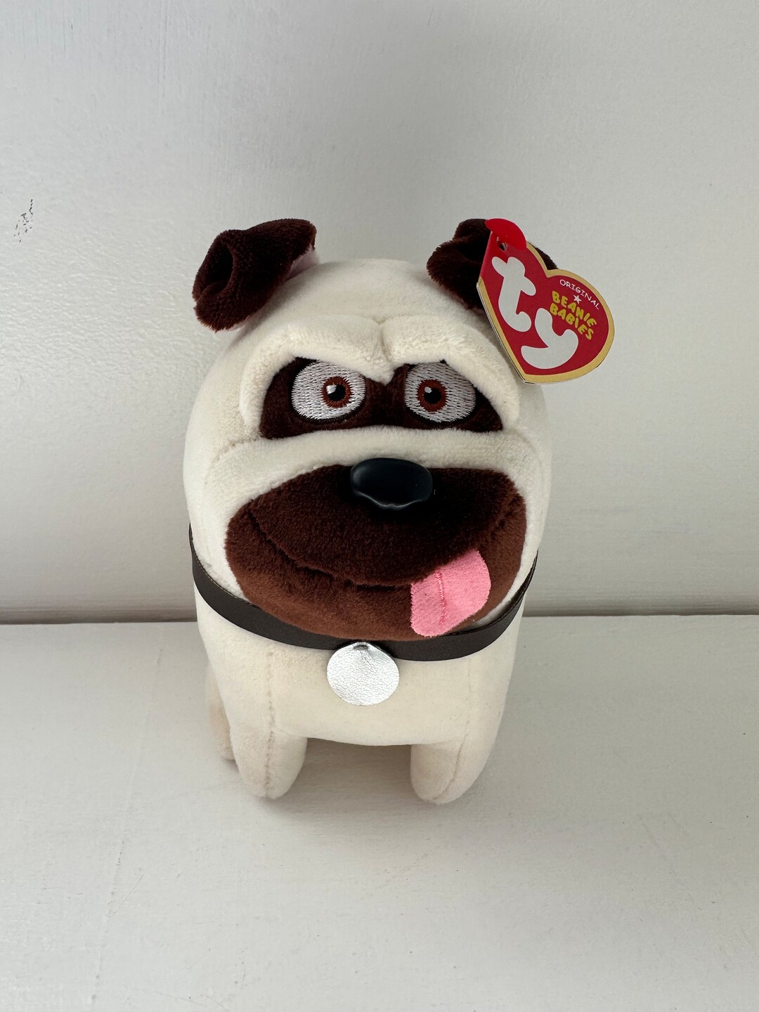 Ty Beanie Baby “mel” the Pug Dog - Secret Life of Pets (6 Inch) - Etsy