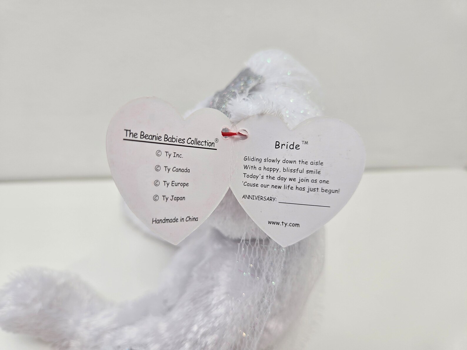Ty Beanie Baby “bride” and “groom” the Just Married Wedding Bears ...