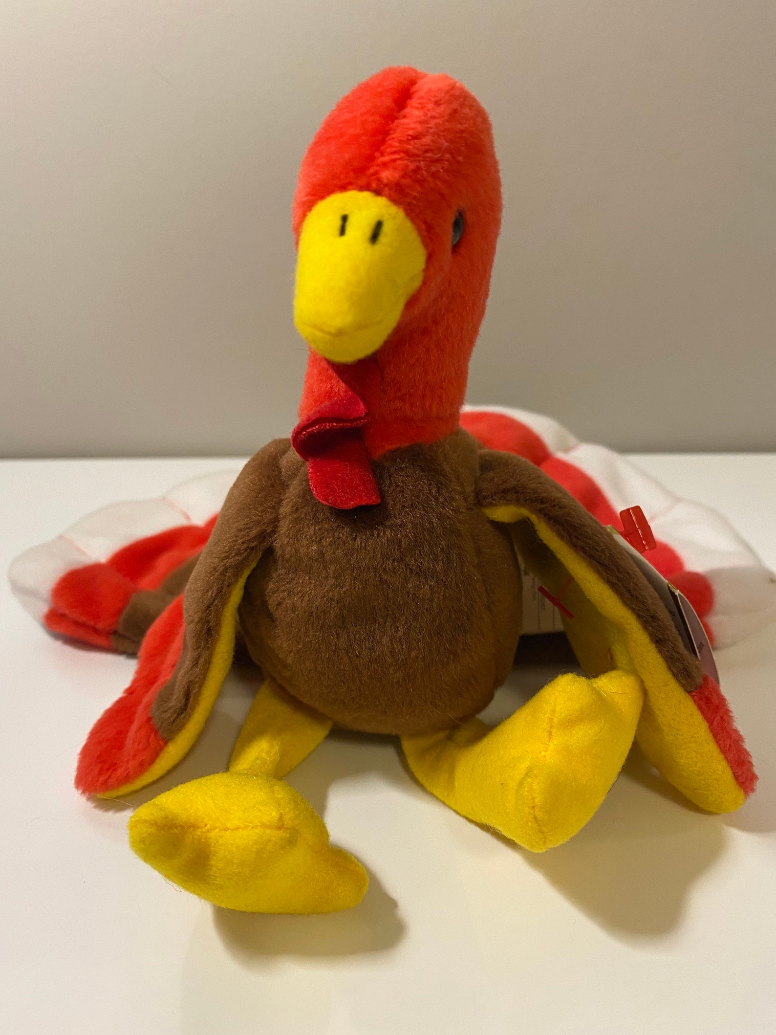 TY Beanie Baby gobbles the Thanksgiving Turkey 5.5 Inch - Etsy