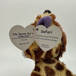 Ty Beanie Boo “safari” the Giraffe (6 Inch) - Etsy