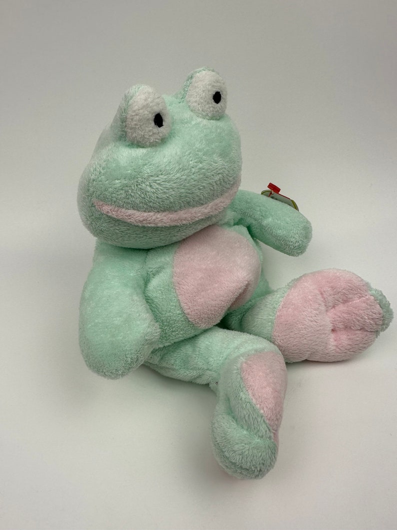TY Pluffies grins the Super Adorable Frog Plush TY - Etsy