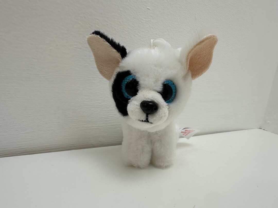 Ty Key Chain “marcel” the French Bulldog - Plastic Key Clip (4 Inch) - Etsy