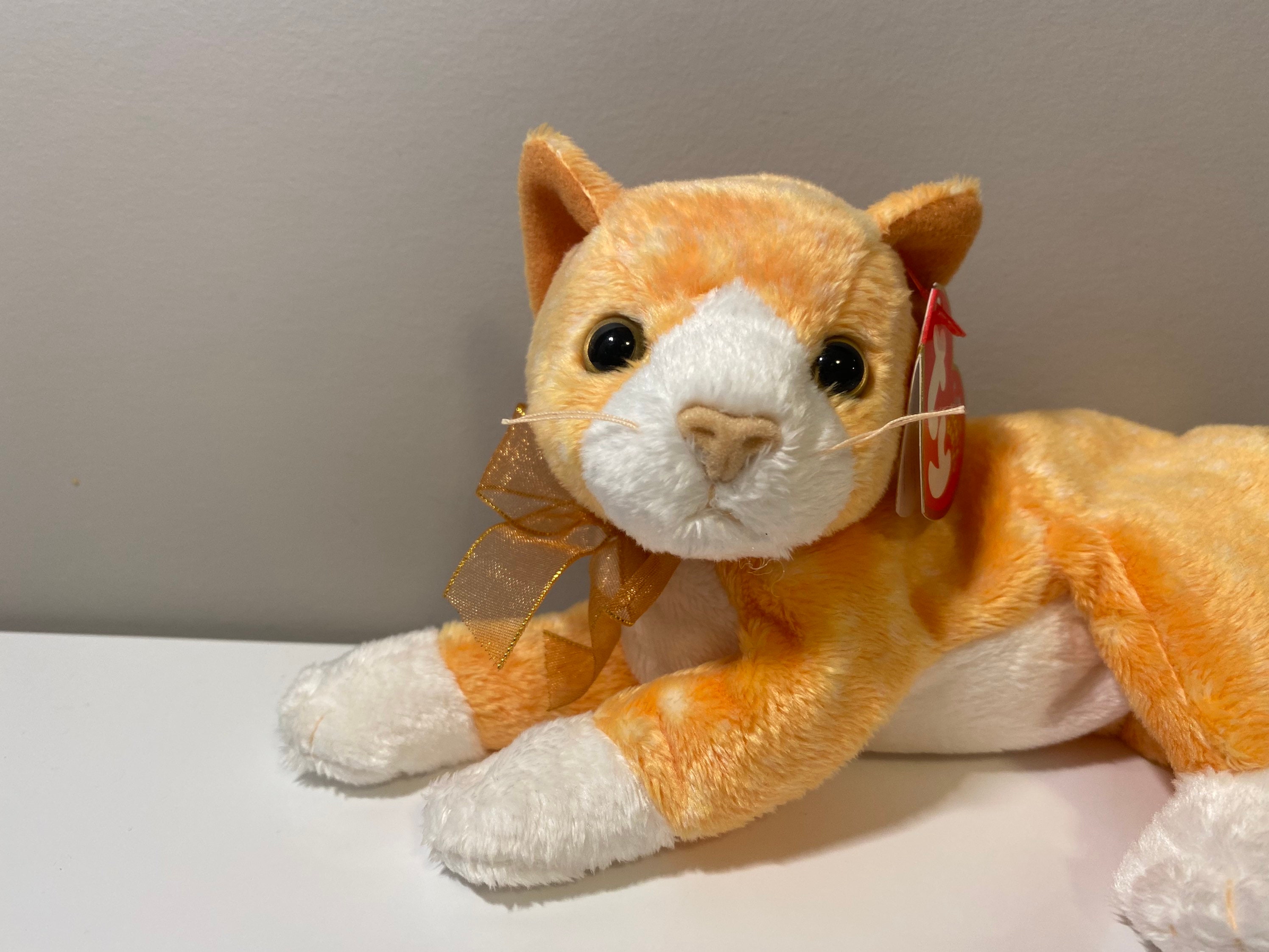 TY Beanie Baby tabs the Tabby Cat 8 Inch | Etsy