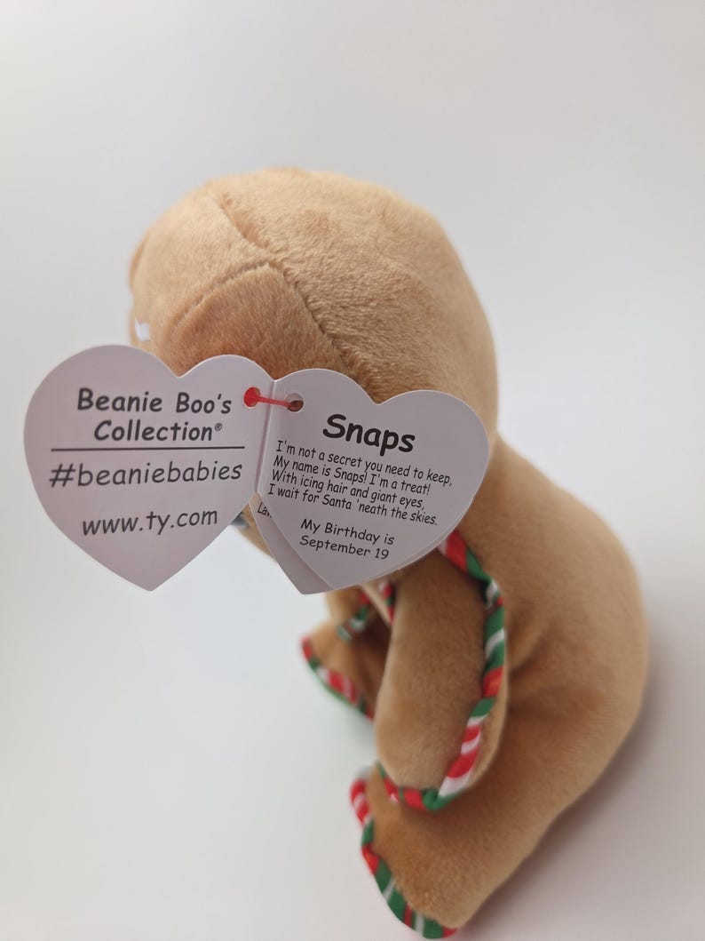 Ty Beanie Boo “snaps” the Gingerbread Plush (6 Inch) - Etsy