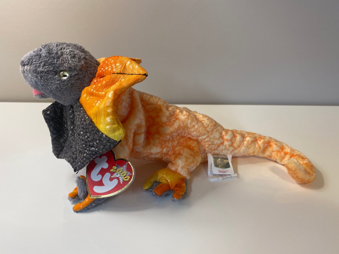 TY Beanie Baby slayer the Dragon 9.5 Inch - Etsy UK