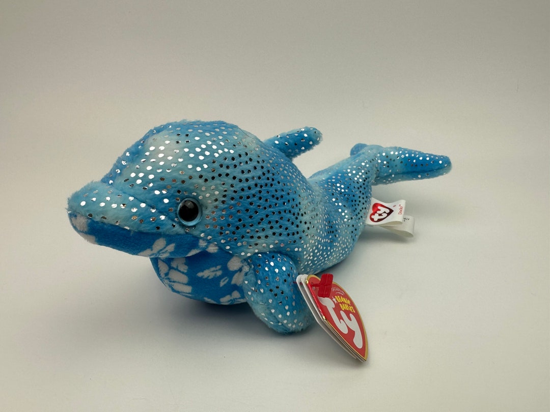 Ty Beanie Baby “docks” the Blue Dolphin! (8 Inch) - Etsy
