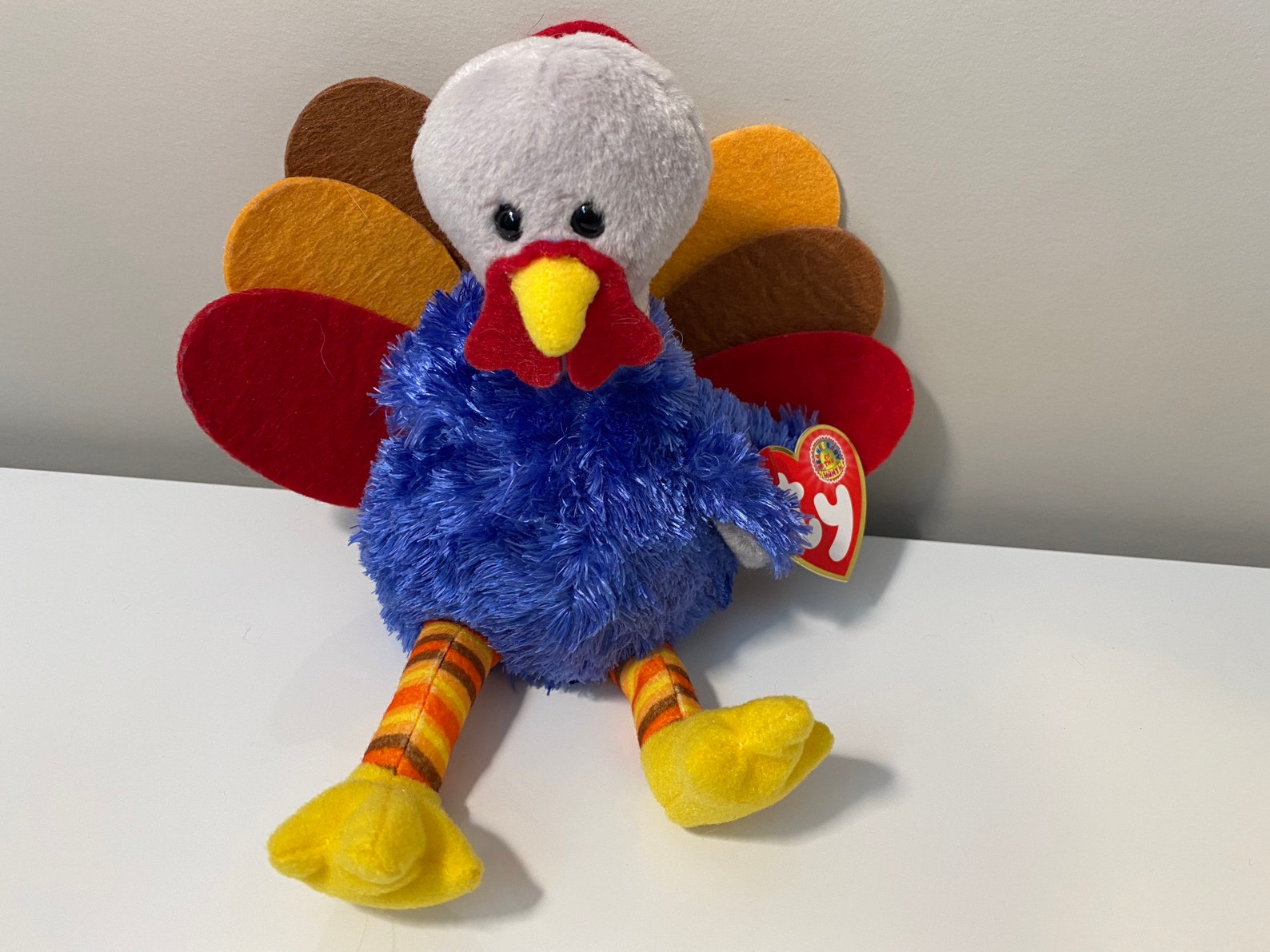 TY Beanie Baby stuffed the Turkey Beanie Baby of the Month - Etsy