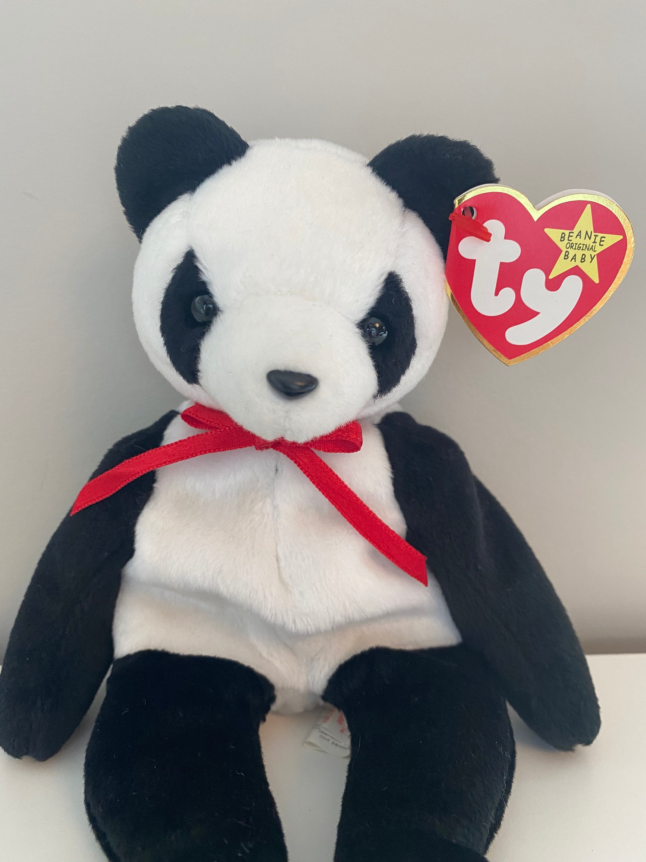 TY Beanie Baby Fortune the Panda Bear 8.5 inch | Etsy