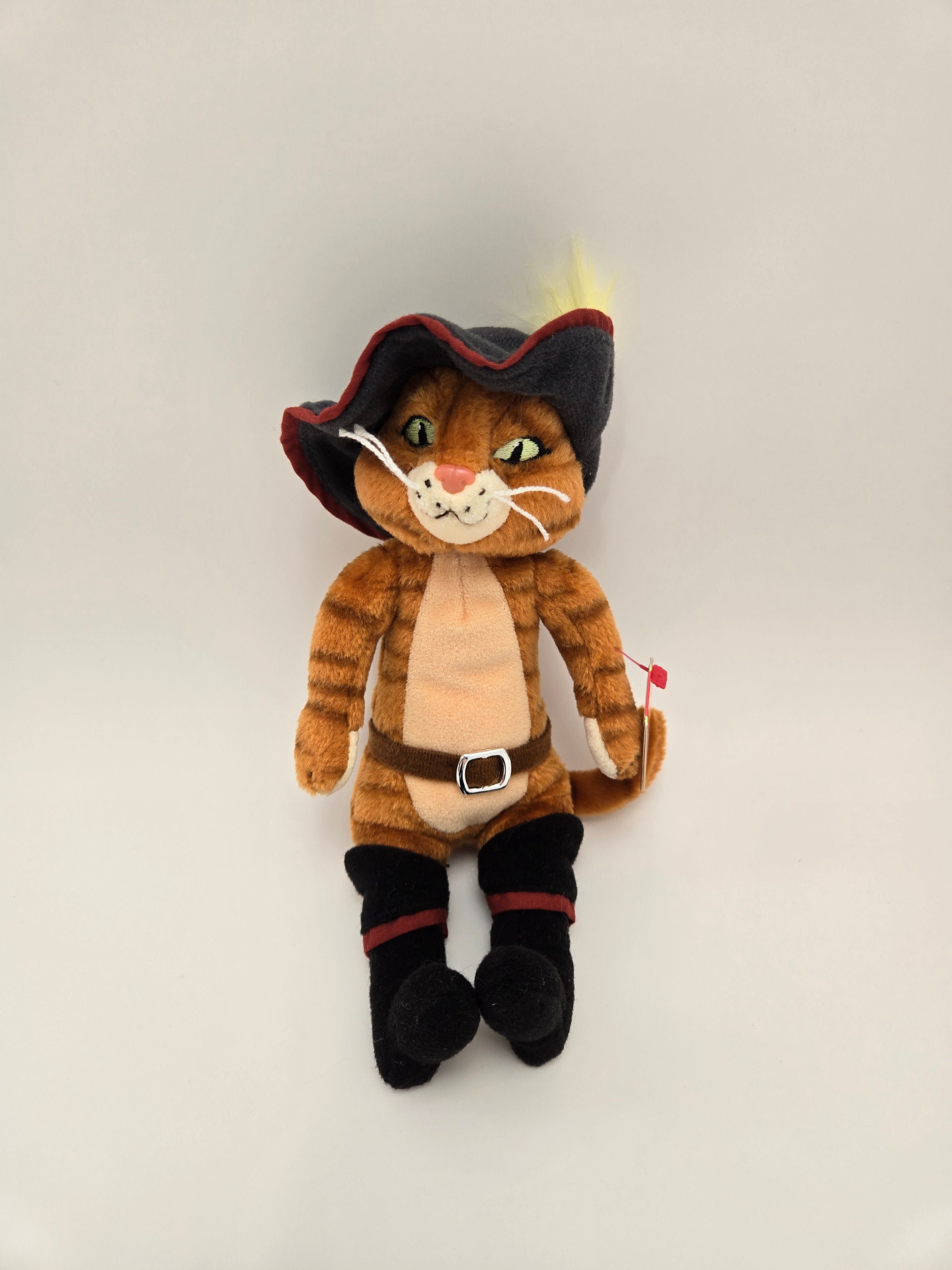Ty Beanie Baby puss in Boots the Cat Shrek DVD Exclusive 8.5 Inch Etsy UK