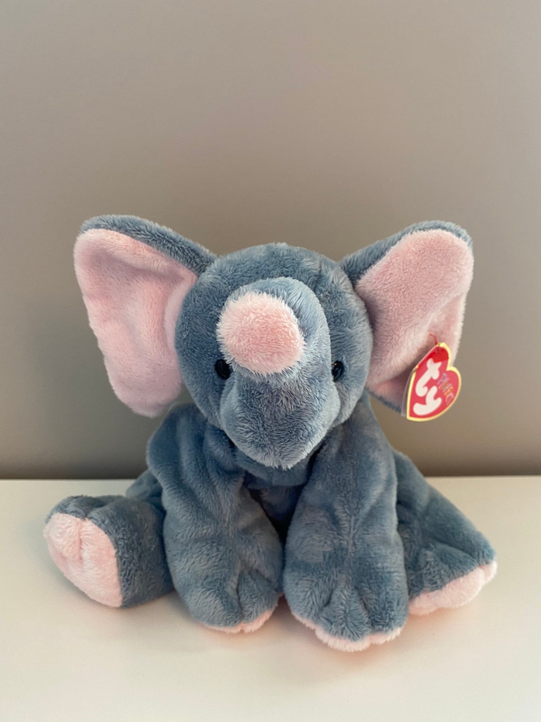 Ty Pluffies Collection winks the Elephant 1st Version - Etsy UK