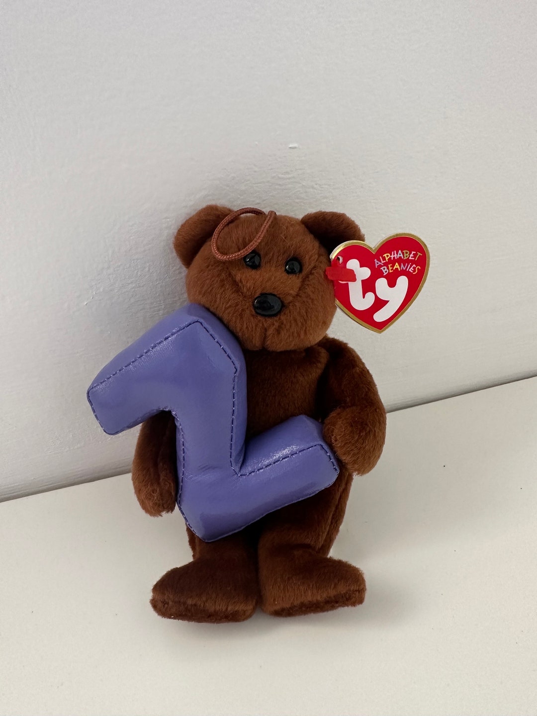 Ty Alphabet Beanie “Z” the Bear Holding Letter Z (4.5 Inch) - Etsy