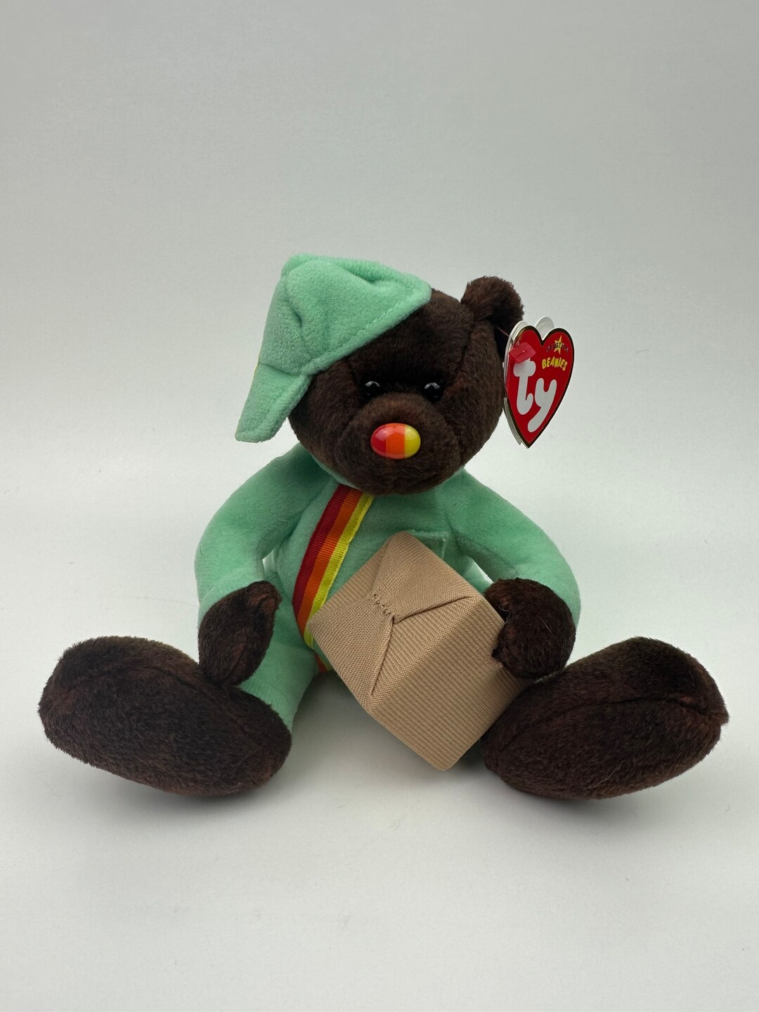 Ty Beanie Baby “packer” the Bear - UK Exclusive (7 Inch) - Etsy