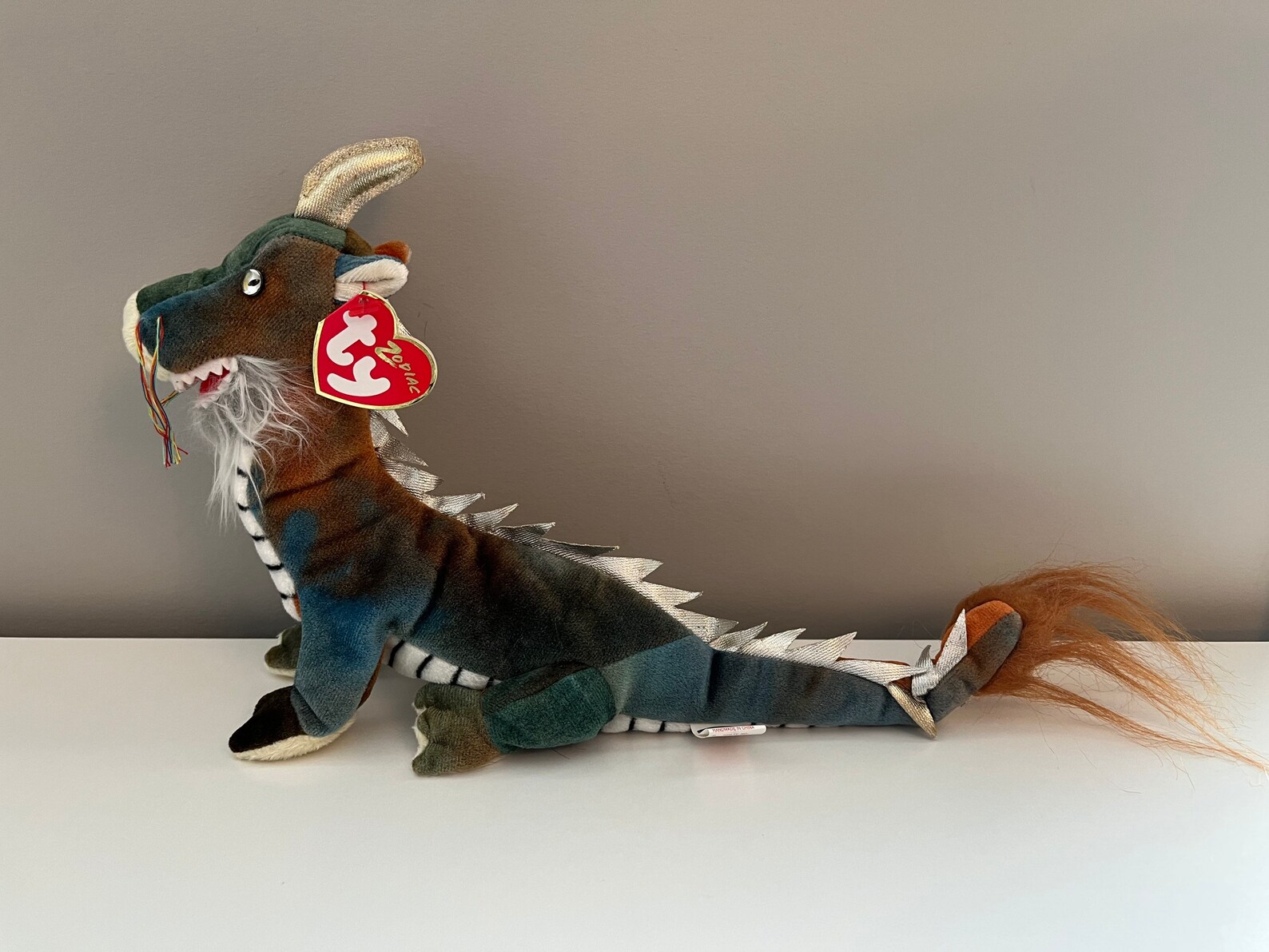 TY Beanie Baby dragon the Chinese Zodiac Dragon 11 Inch | Etsy