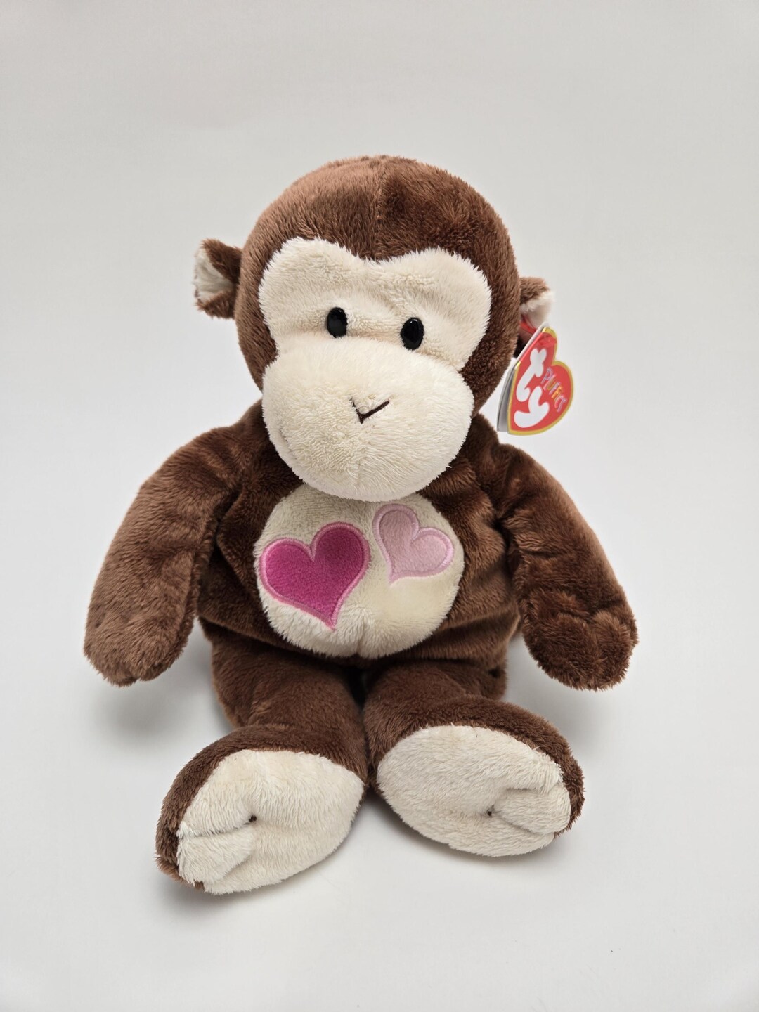 TY Pluffies Collection lovesy the Monkey Plush Looks Like Dangles With ...
