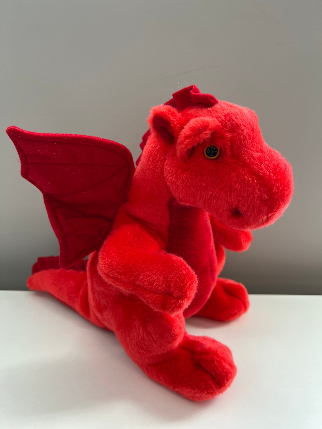 Ty Beanie Buddy “Y Ddraig Goch” the Red Dragon - Original Version - UK ...
