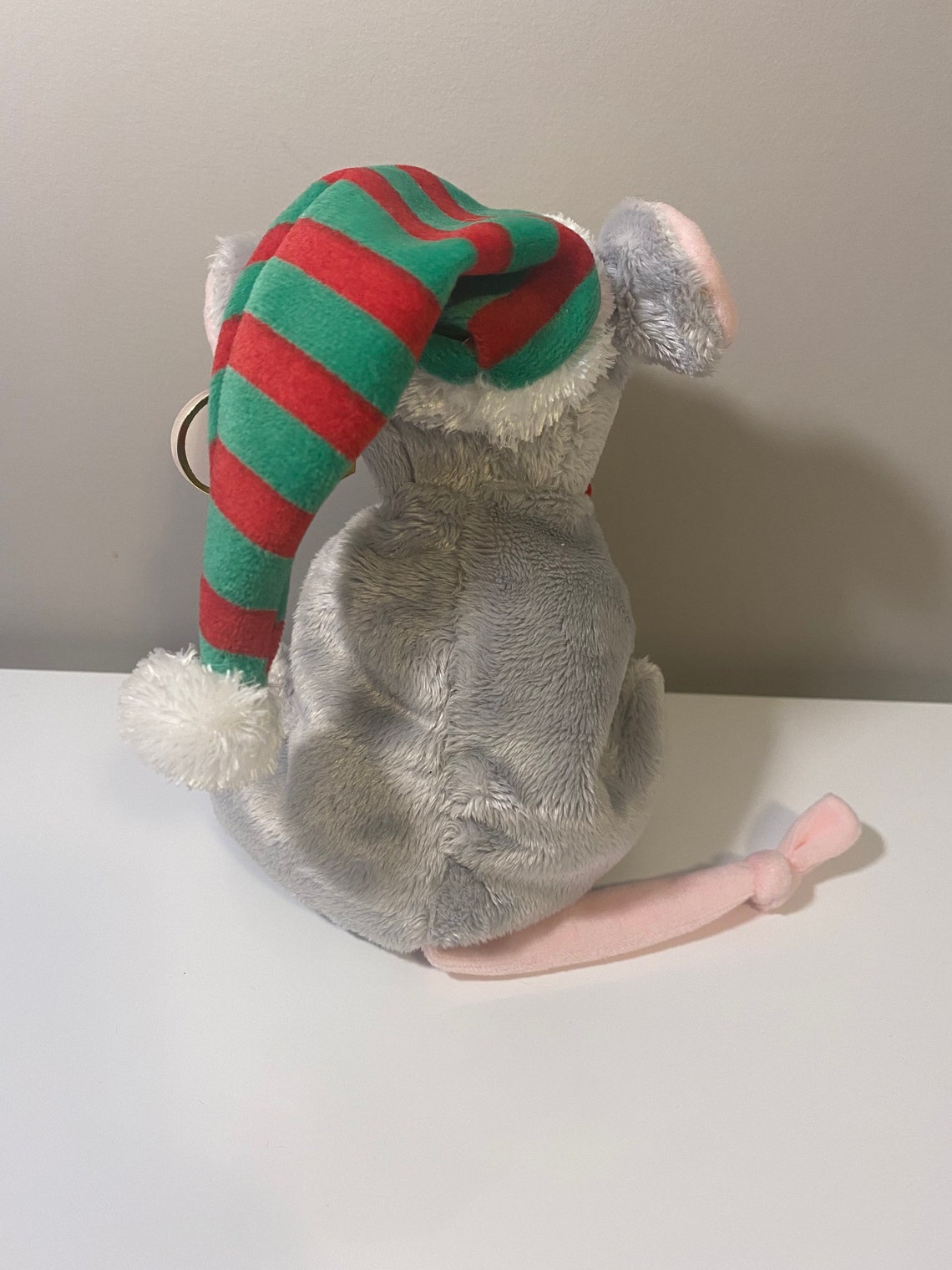 TY Beanie Baby Tiny Tim the Holiday Mouse Holding Present | Etsy