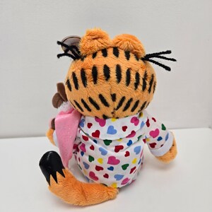 Ty Beanie Baby goodnight Garfield the Garfield Cat Holding Pooky 9 Inch ...