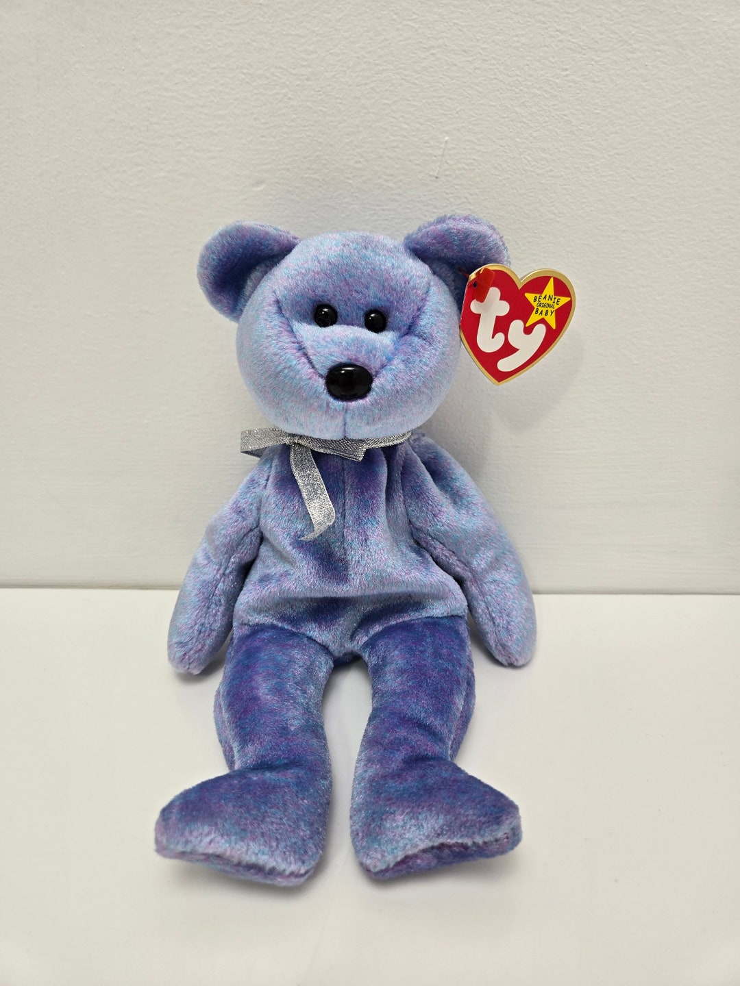 Ty Beanie Baby “clubby II” the Platinum Ty Club Bear - (8.5 Inch) - Etsy