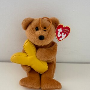 Ty Alphabet Beanie “Y” the Bear Holding Letter Y (4.5 Inch) - Etsy