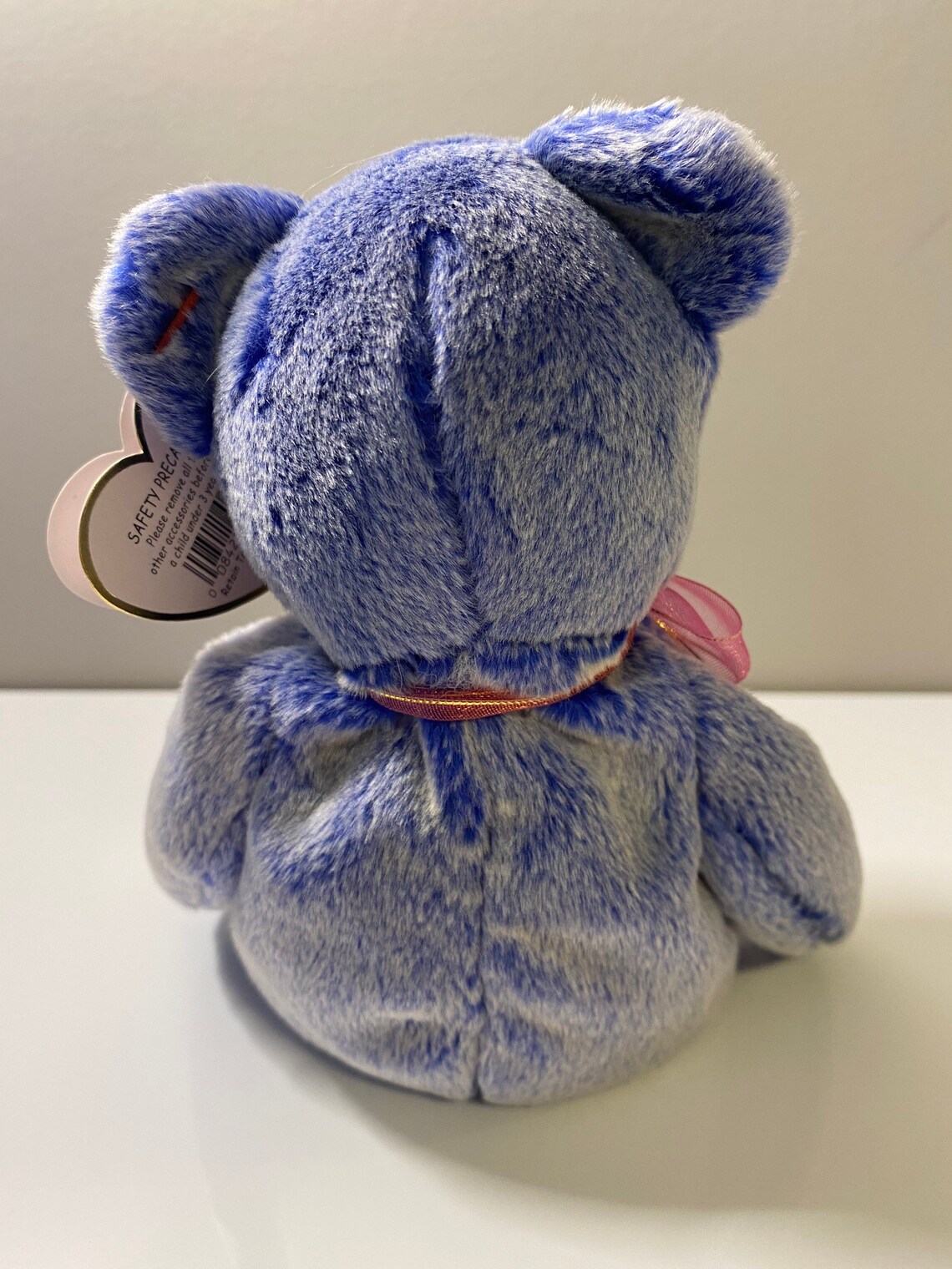 TY Beanie Baby Periwinkle the E-Bear 8.5 inch | Etsy