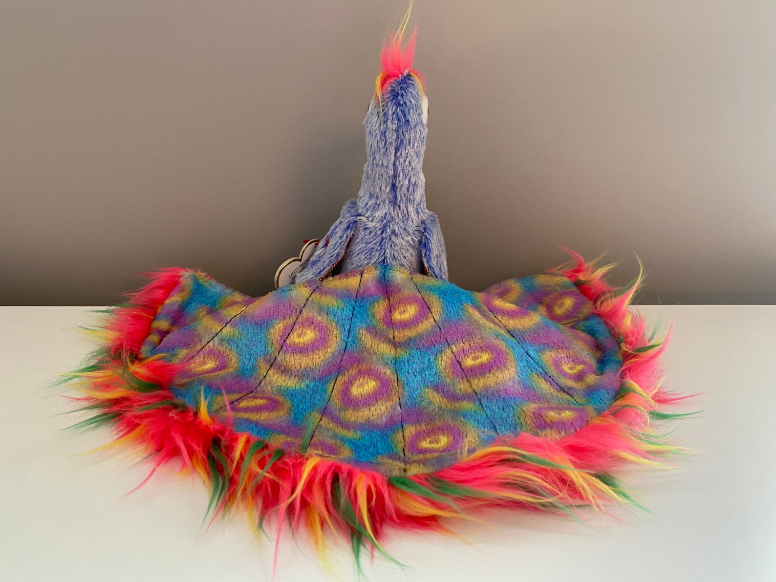 TY Beanie Baby flashy the Peacock 5.5 Inch - Etsy