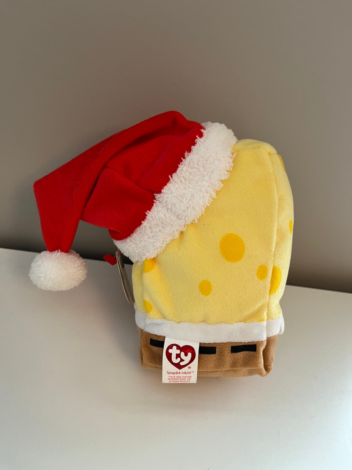 Ty Beanie Baby “spongebob Squarepants Jolly Elf” From Spongebob! (8.5 ...