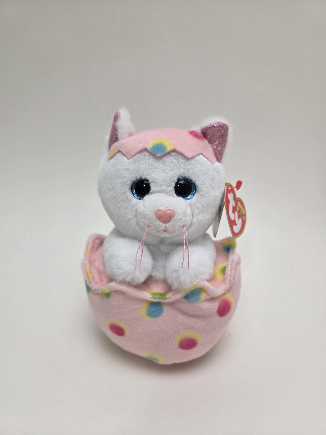 Ty Beanie Boo “giggles” the Easter Cat Inside Egg (6 Inch) - Etsy