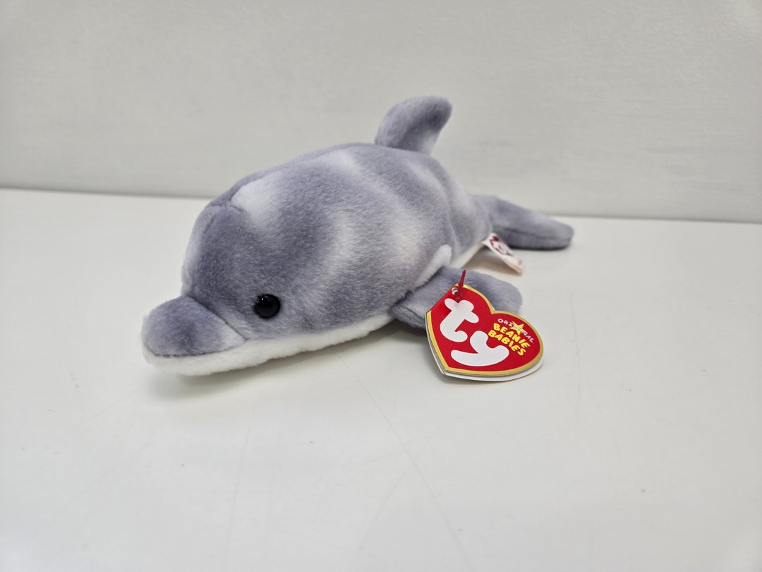 Ty Beanie Baby “starboard” the Dolphin *rare* (8 Inch) - Etsy