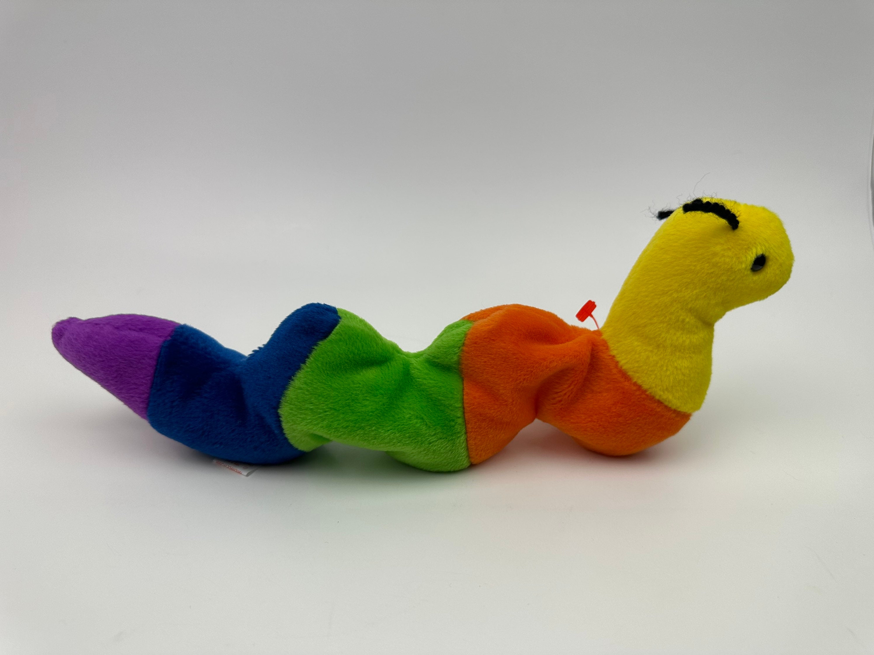 TY Beanie Baby inch the Colourful Inchworm 11 Inch - Etsy UK