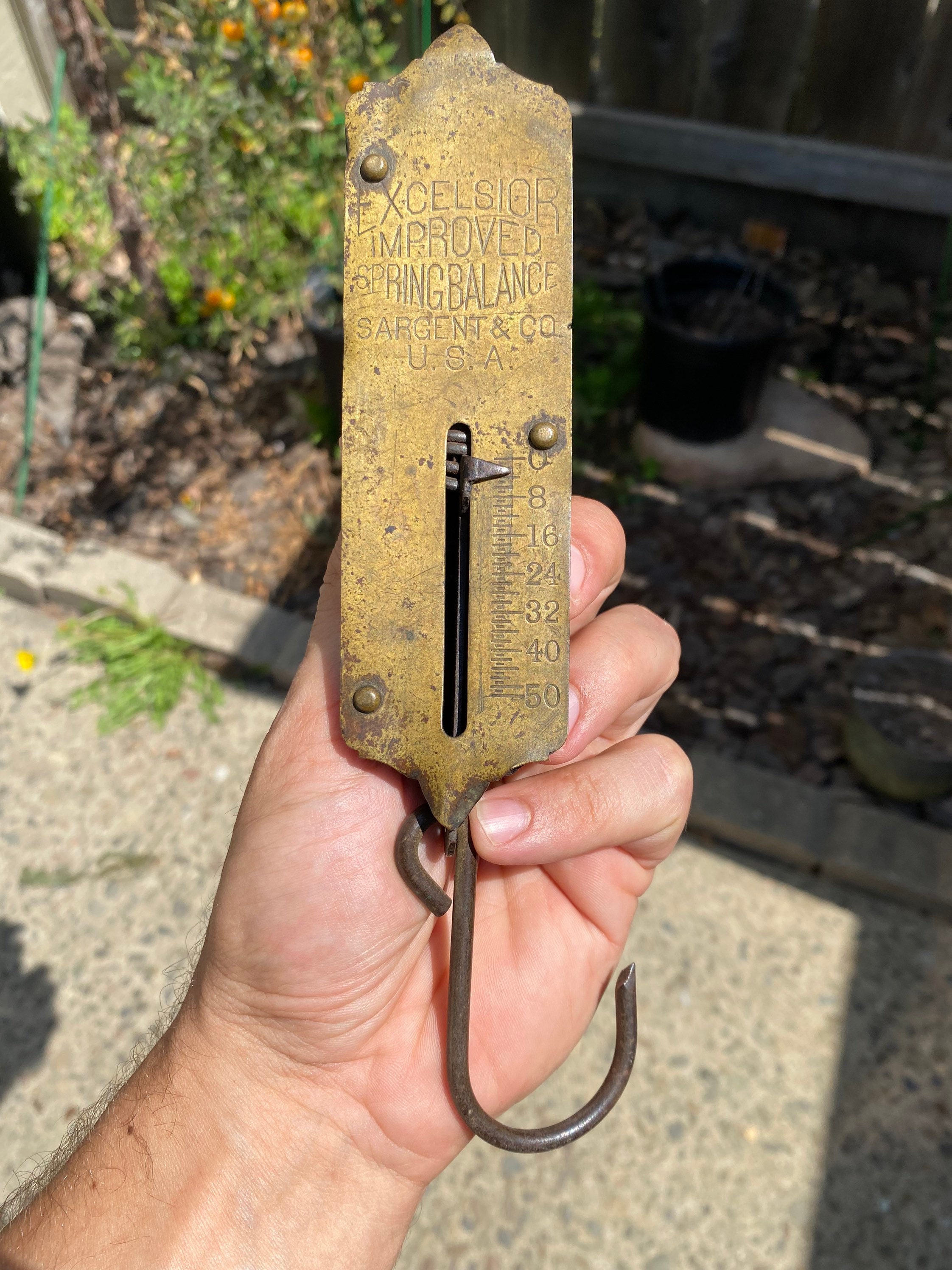 GORGEOUS Vintage 1930s Excelsior Improved Spring Balance Sargent & Co ...