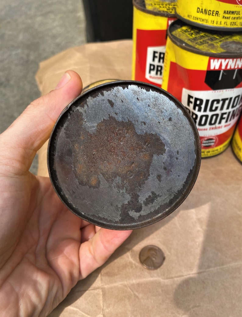 1970s Vintage Wynn's Friction Proofing Full Metal Cans UNOPENED - Etsy