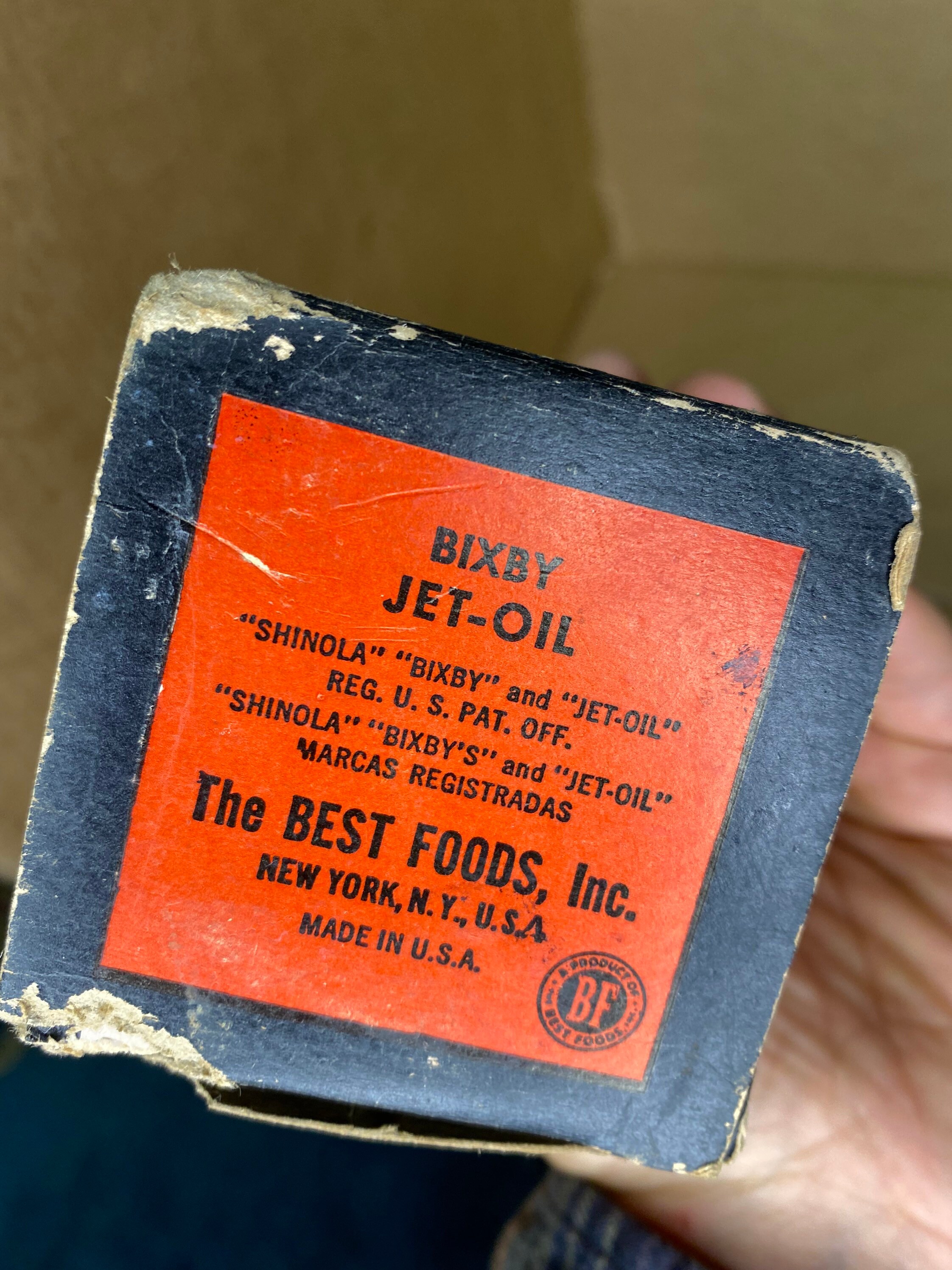 Vintage 1940s Bixbys Jet-oil Shoe Polish Bottle Black in | Etsy