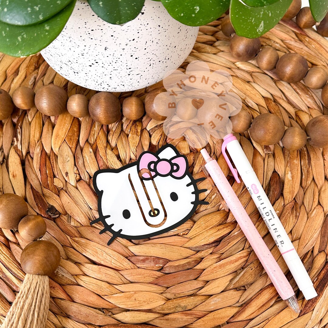 Jumbo HK Paperclip Bookmark – Hello Kitty Planner Clip | Cute ...