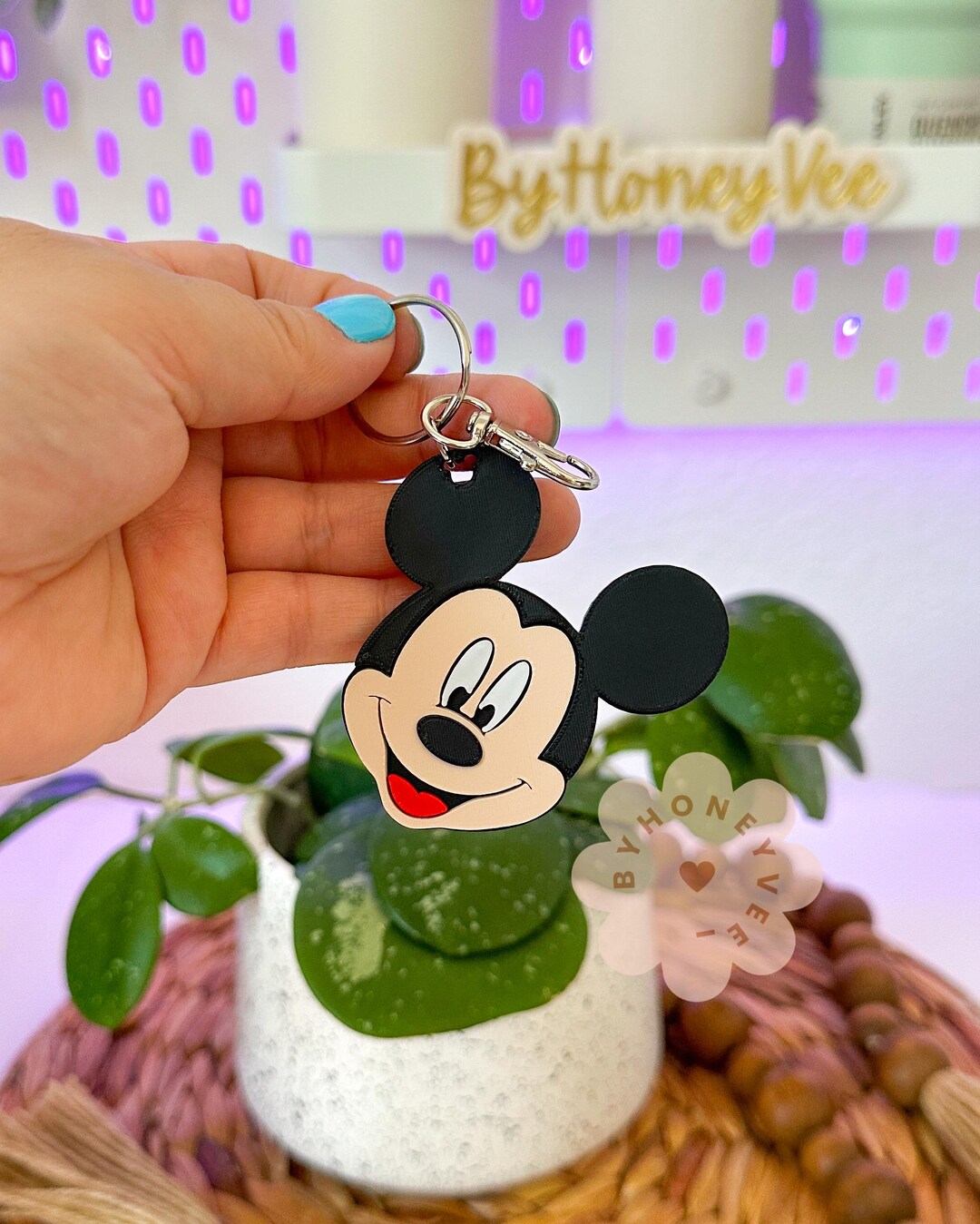 Magic Mouse Keychain | 3D Printed Keychain | Mouse Key Charm | Bag ...