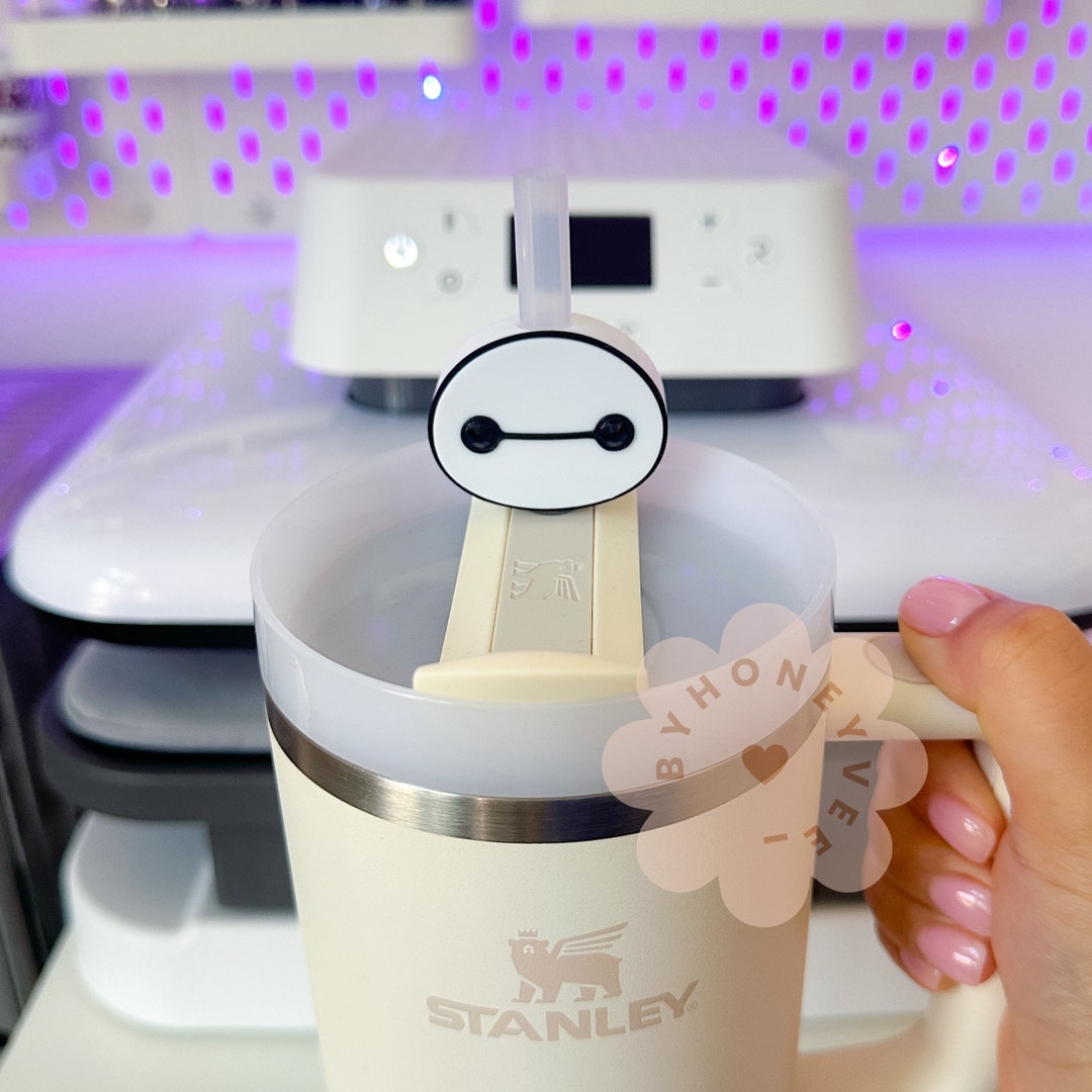 Baymax Straw Topper, Baymax Topper, Stanley Straw Topper, Straw Buddy ...