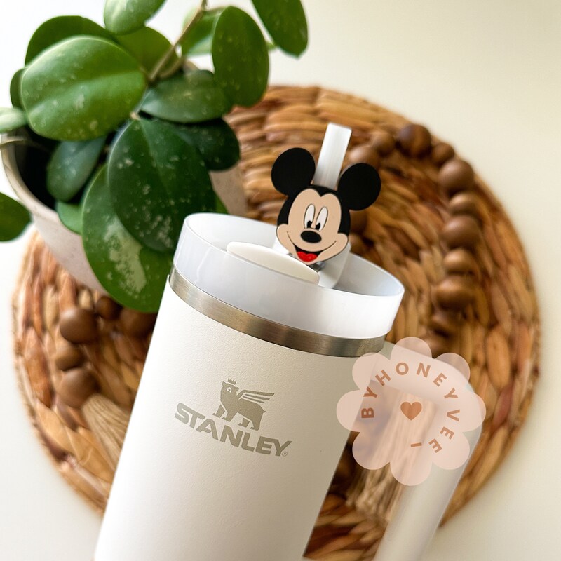 Mickey Mouse Straw Topper - Etsy