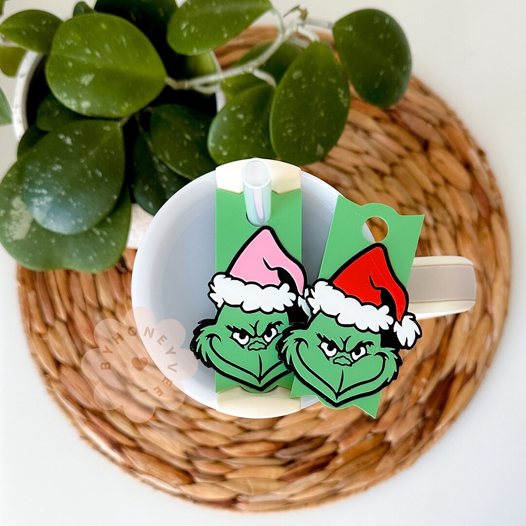 Grinch Stanley Topper, 20/30oz and 40oz Stanley Topper, Christmas ...