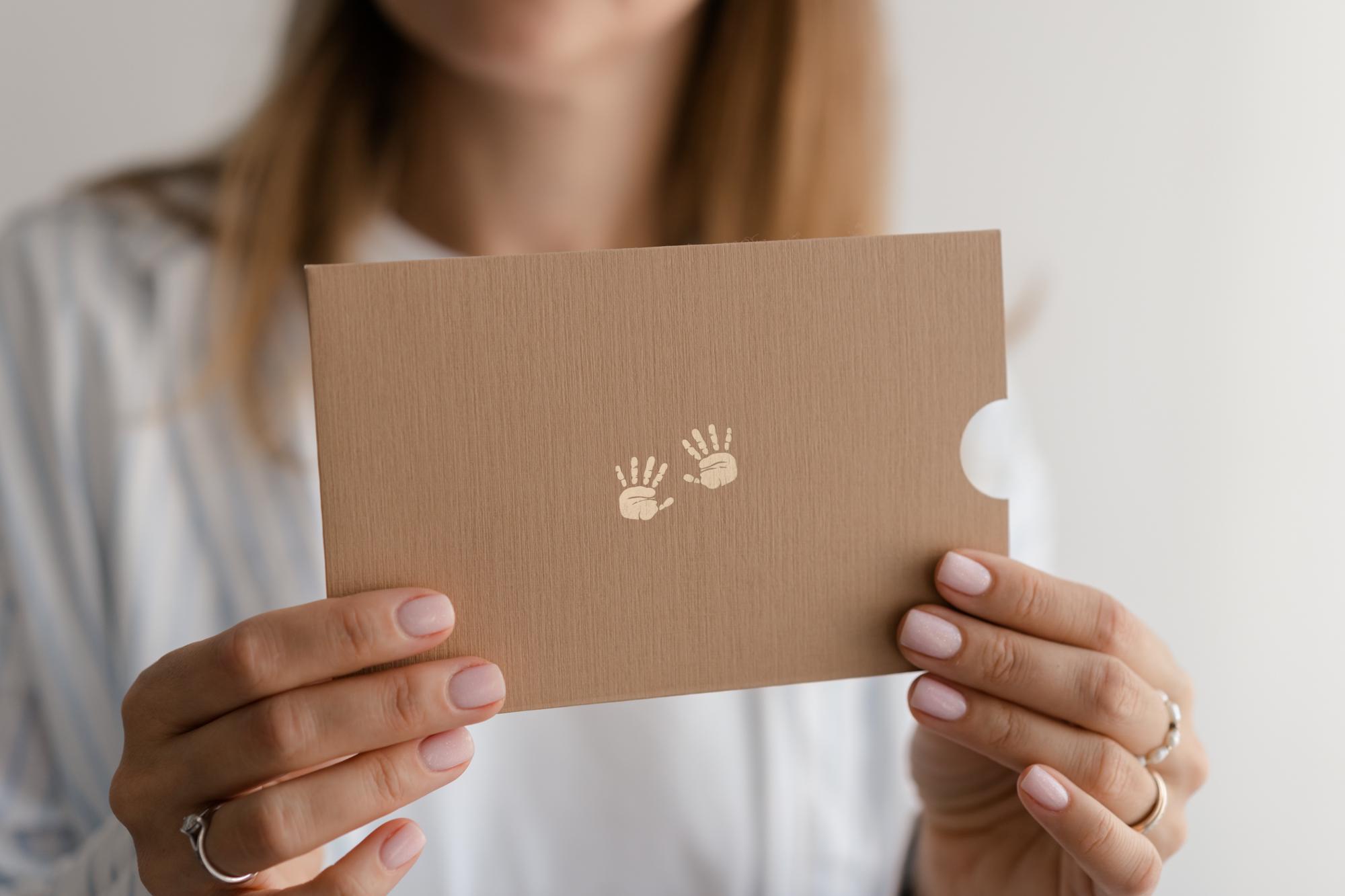 Baby Handprint Storage Envelope | DIY Handprint Kit | Pregnancy and ...