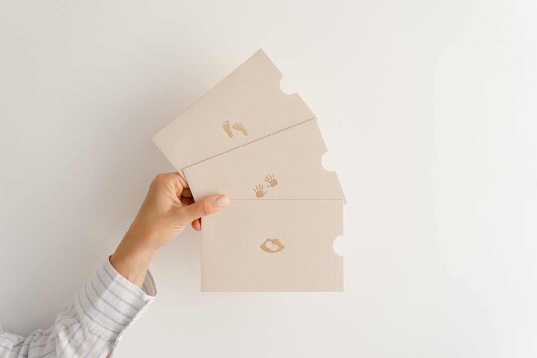 Baby Ultrasound Photo Envelope, Handprints and Footprints Set ...