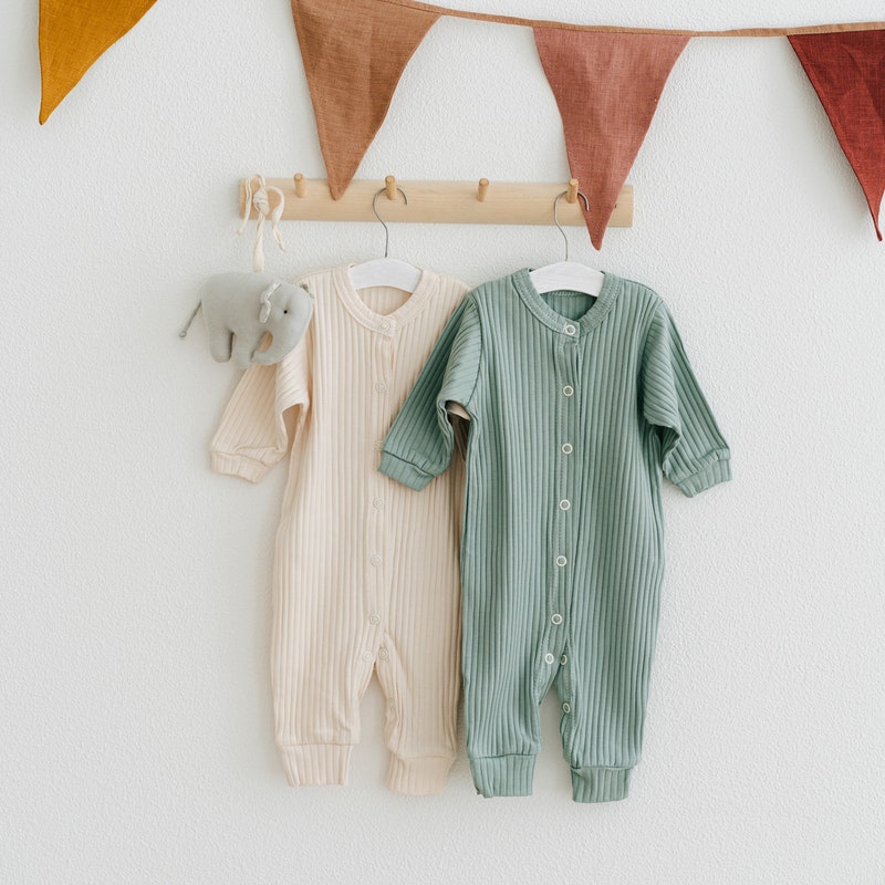 Ribbed Baby Romper - Etsy
