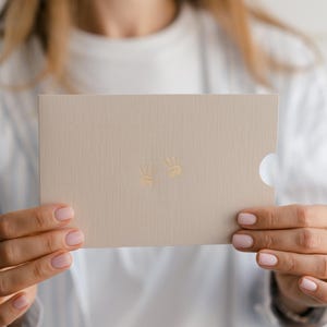 Baby Handprint Storage Envelope | DIY Handprint Kit | Pregnancy and ...