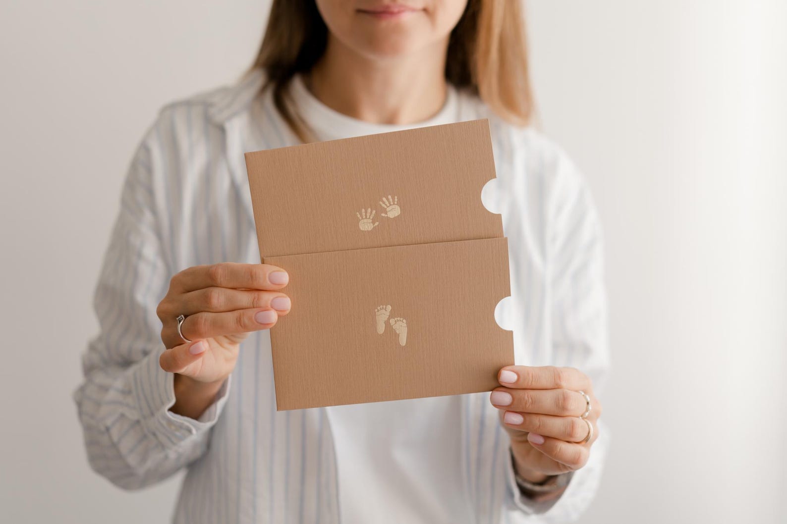 Baby Handprint Storage Envelope | DIY Handprint Kit | Pregnancy and ...