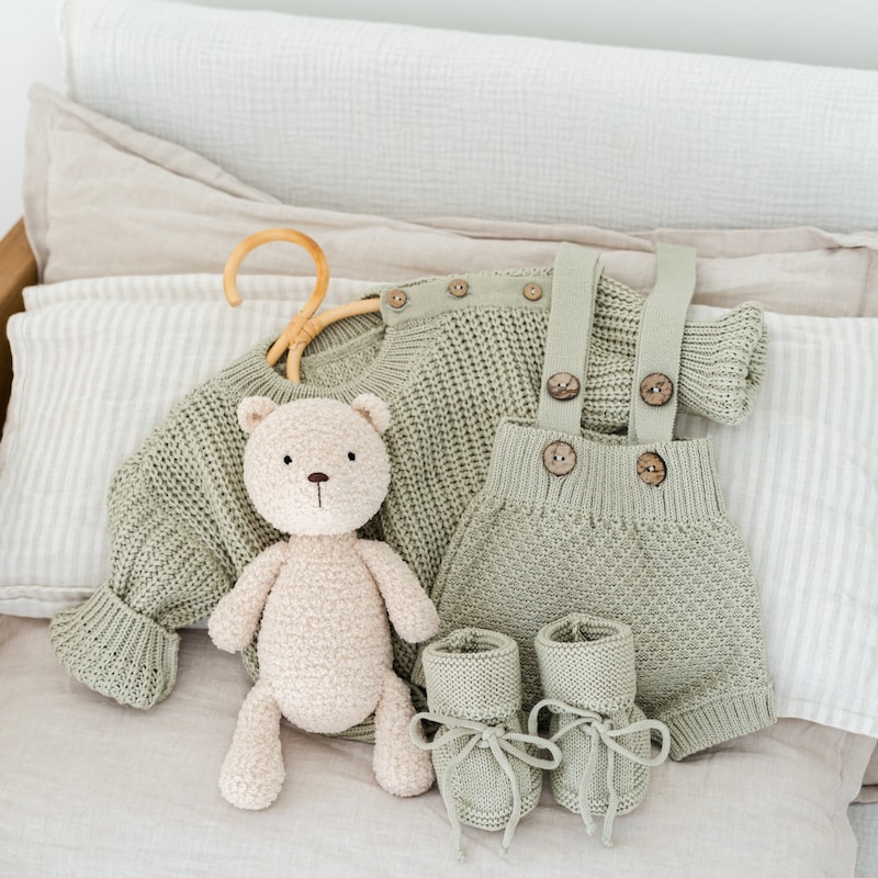 Baby Knit Set - Etsy