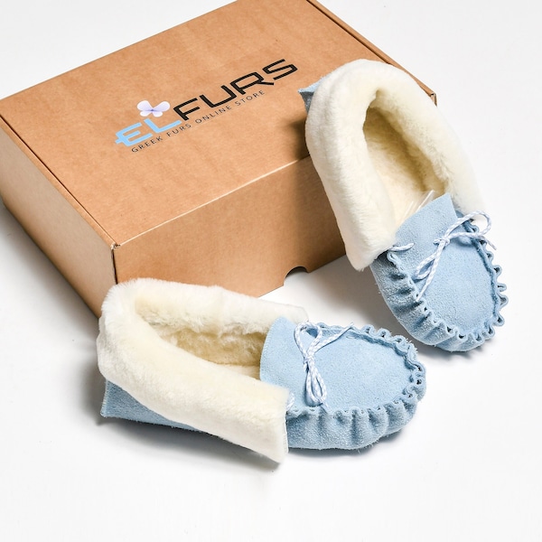 Women Women's Moccasins Slippers - Etsy
