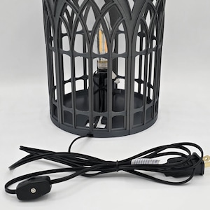 Gothic Lamp, Led Lamp, Gothic Lantern, Goth Decor, Gothic Art ...