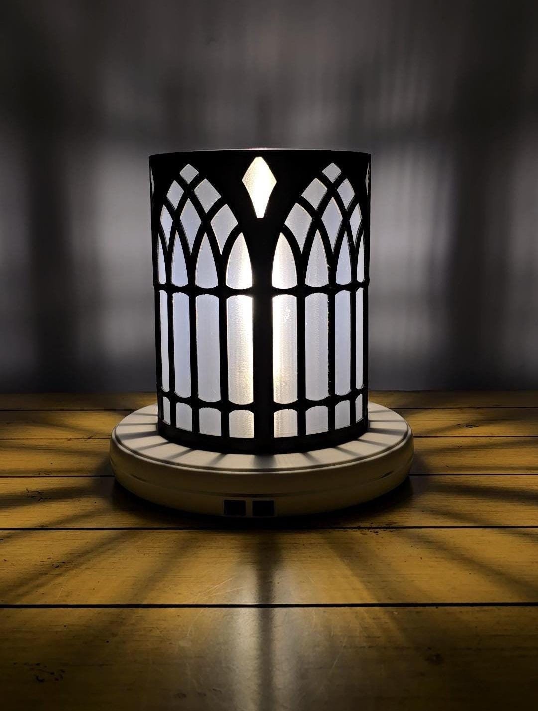 Gothic Lamp, Led Lamp, Gothic Lantern, Goth Decor, Gothic Art ...