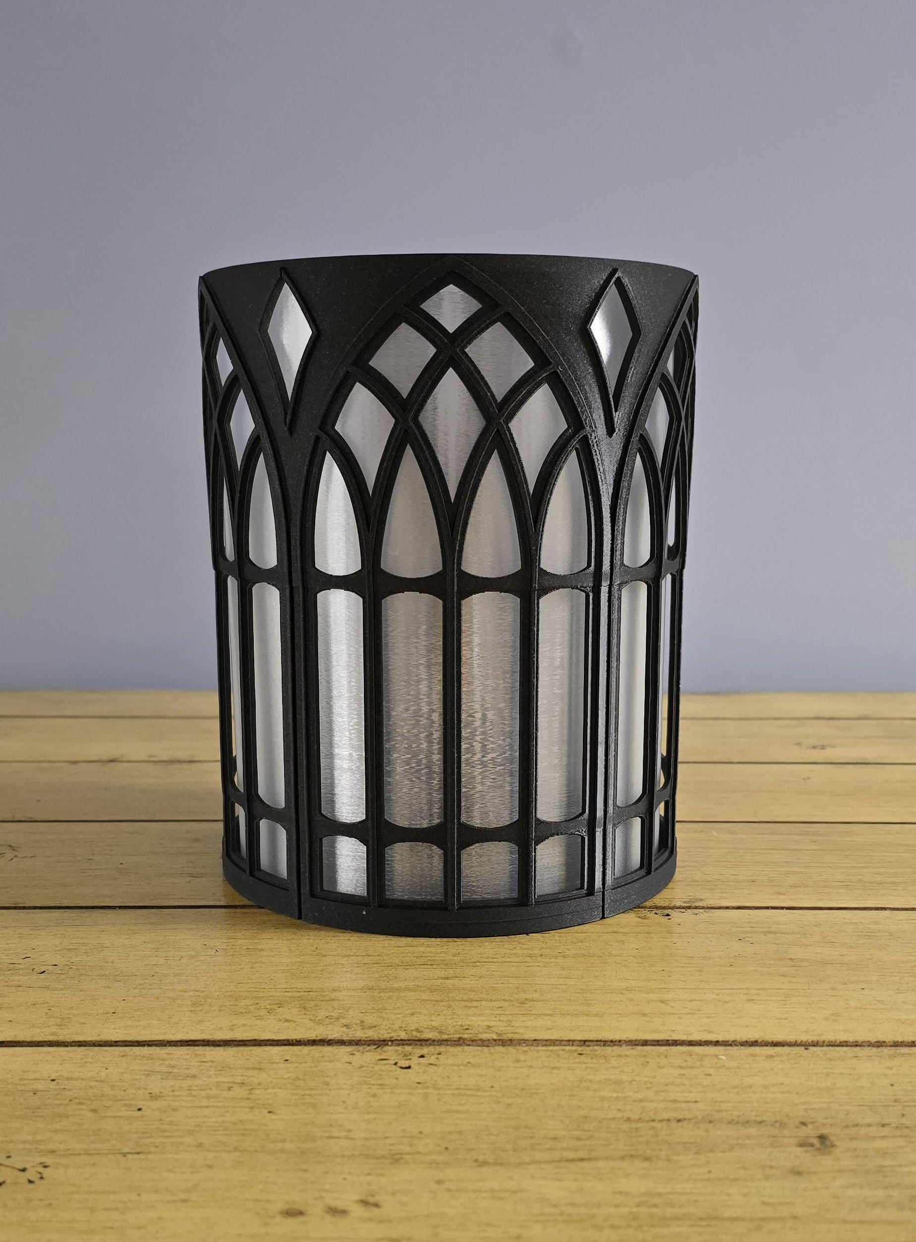 Gothic Lamp, Led Lamp, Gothic Lantern, Goth Decor, Gothic Art ...